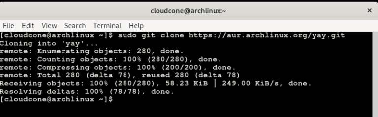 How to install Yay helper on ArchLinux - Tutorials and How To - CloudCone