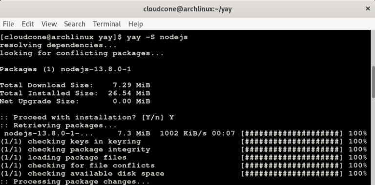 How to install Yay helper on ArchLinux - Tutorials and How To - CloudCone