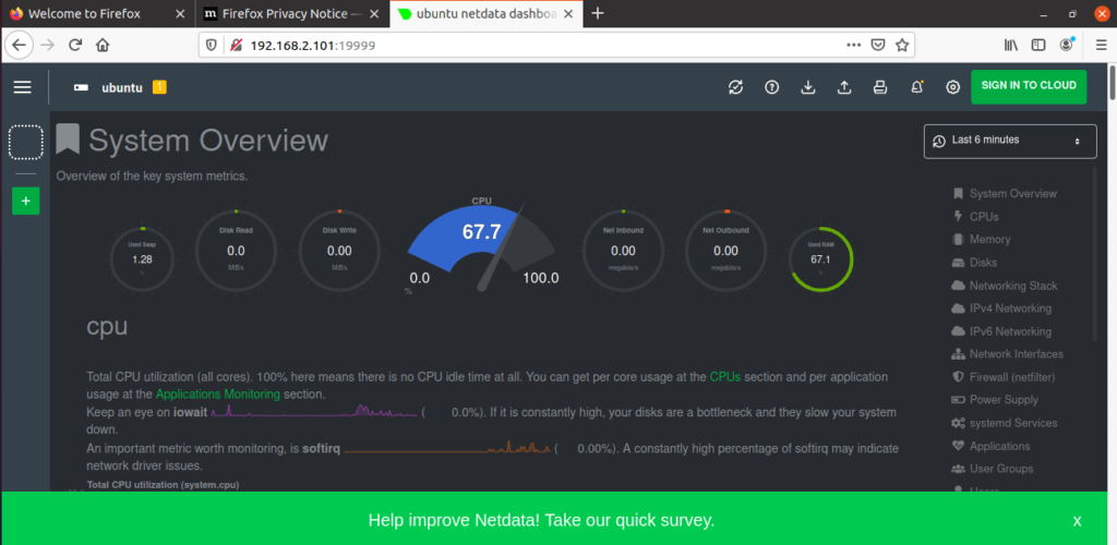 How To Install Netdata On Ubuntu 2004 Tutorials And How To Cloudcone 2699