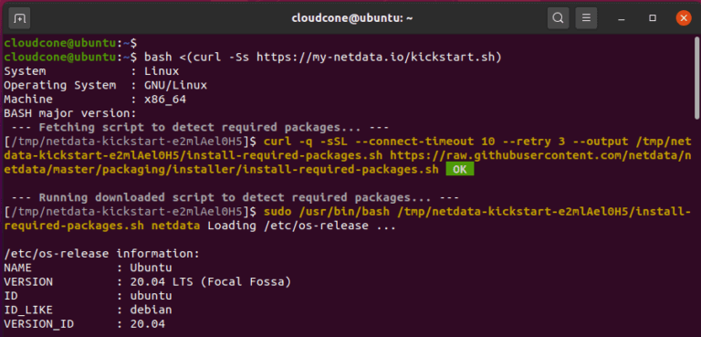How To Install Netdata On Ubuntu 2004 Tutorials And How To Cloudcone